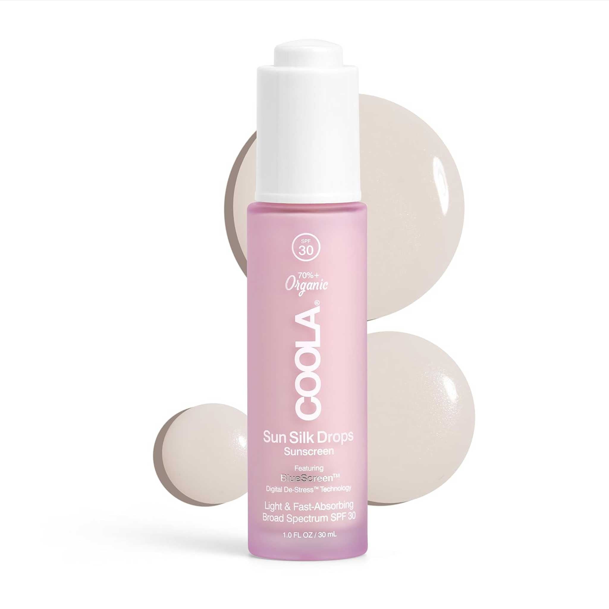 COOLA Sun Silk Drops Sunscreen SPF 30 – Lightweight Anti-Aging Protect ...